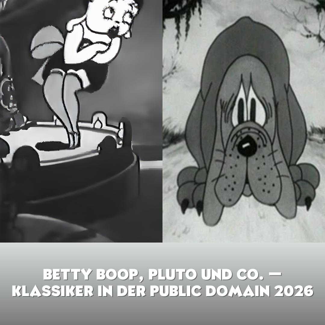 Betty Boop, Pluto und Co. – Klassiker in der Public Domain 2026 – My ...